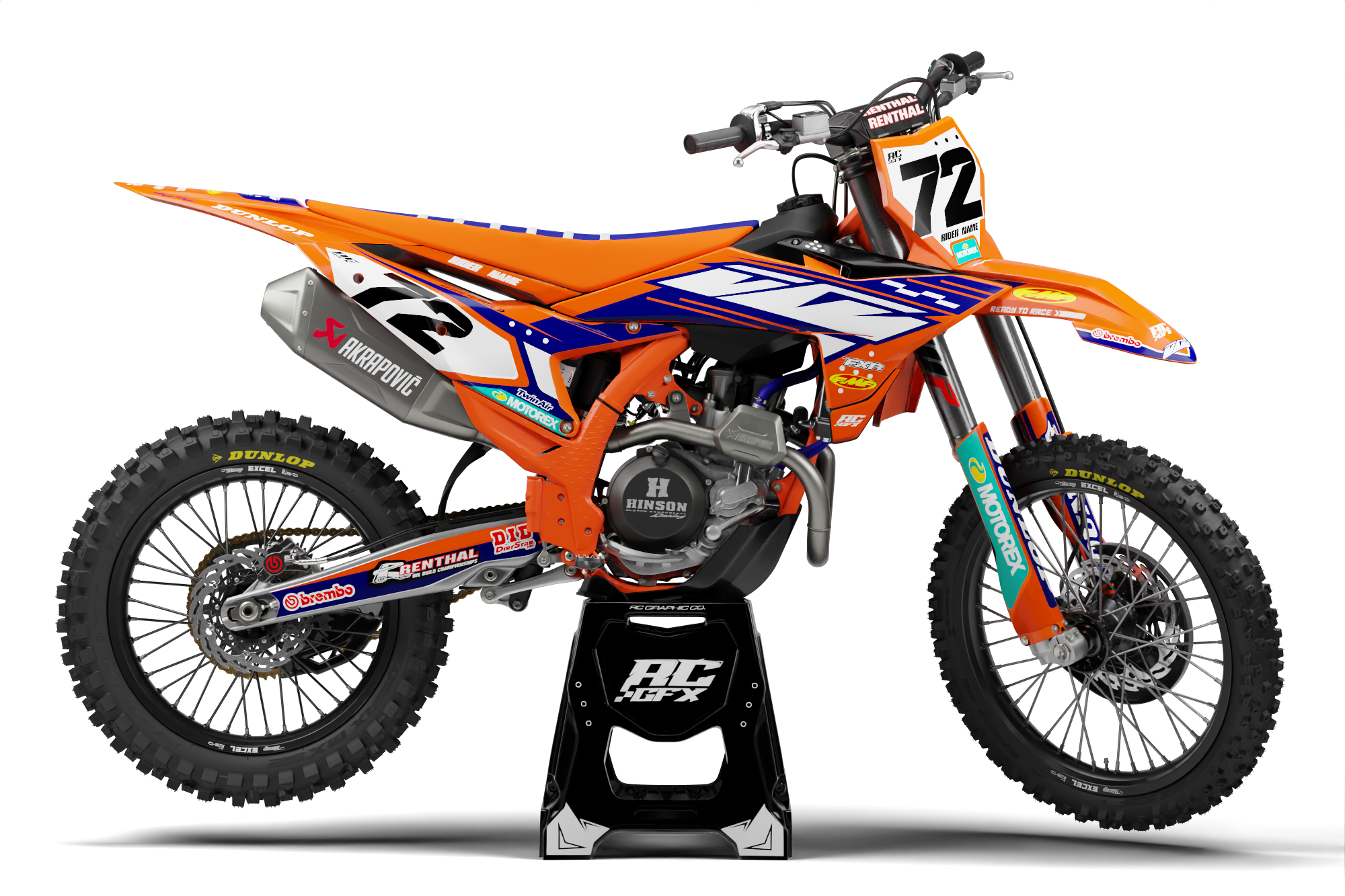KTM Number Boards – RCGFX