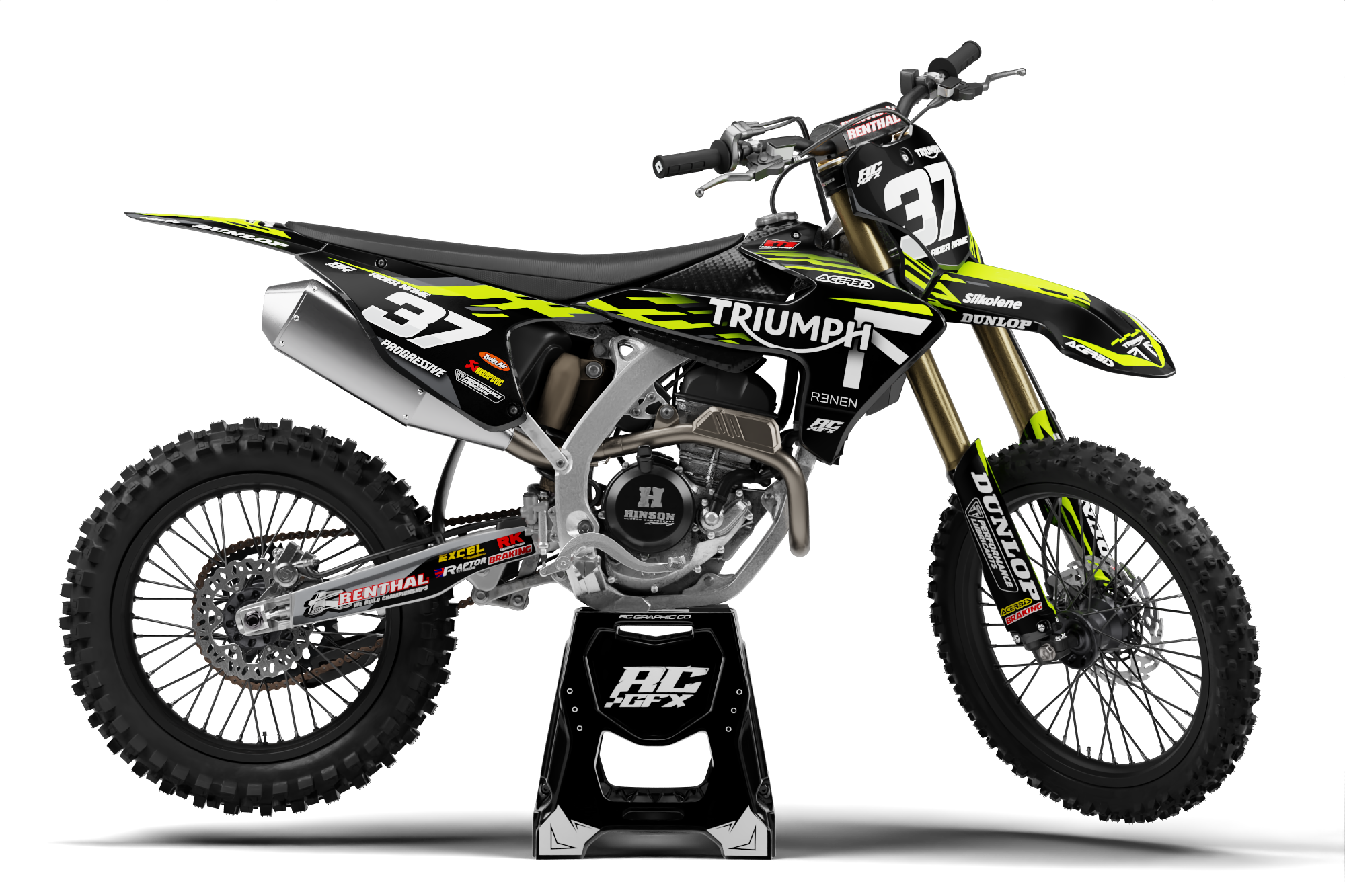 Triumph Number Boards – RCGFX